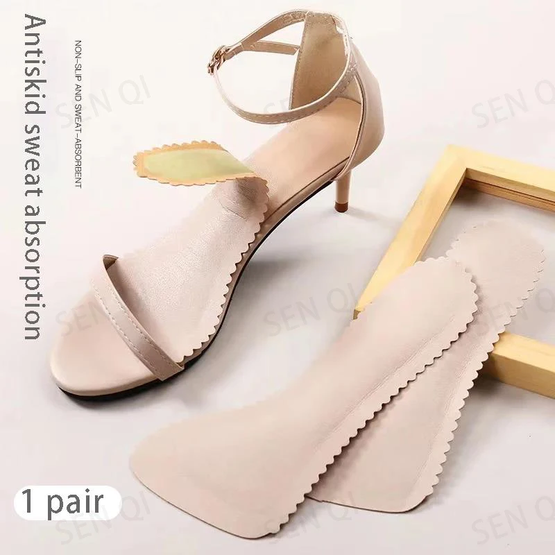 Seven-Point-Sandal-Insoles-Pads-For-Women-Antiskid-Sweat-Absorption ...