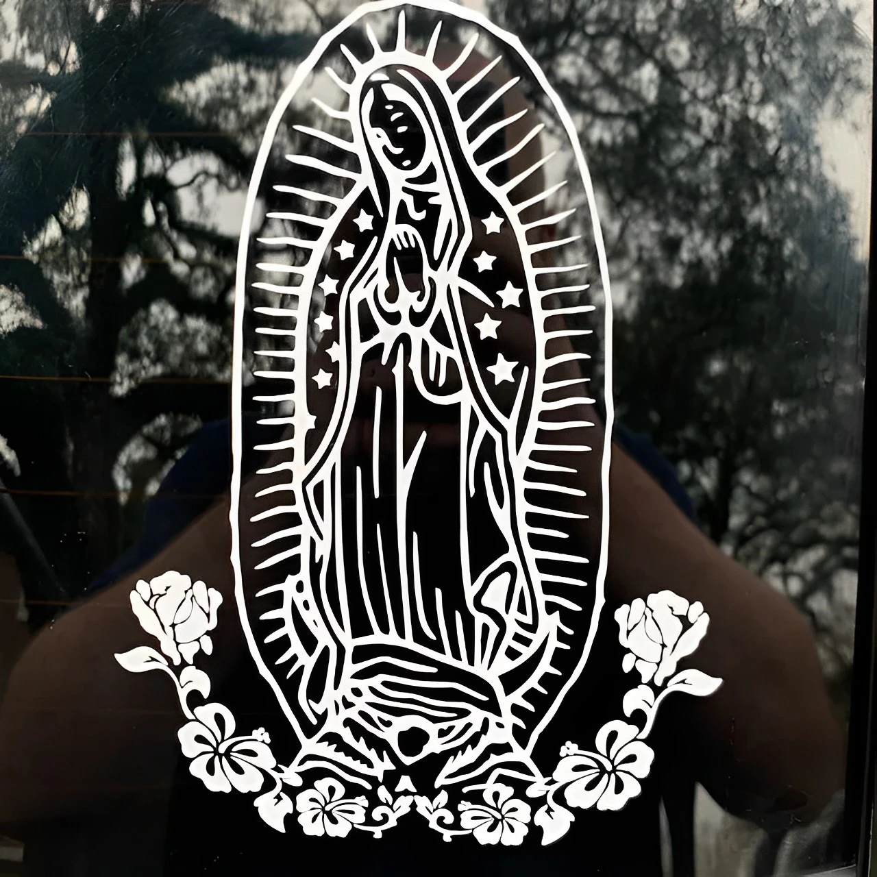 Virgin Mary Car Stickers and Decals Exterior Decorative Car Accessories ...