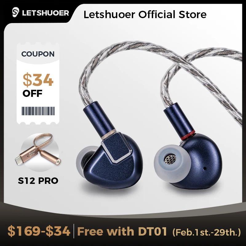 Letshuoer-S12-PRO-LETSHUOER-S12-Hifi-Earphones-Wired-In-ear-Headphones ...