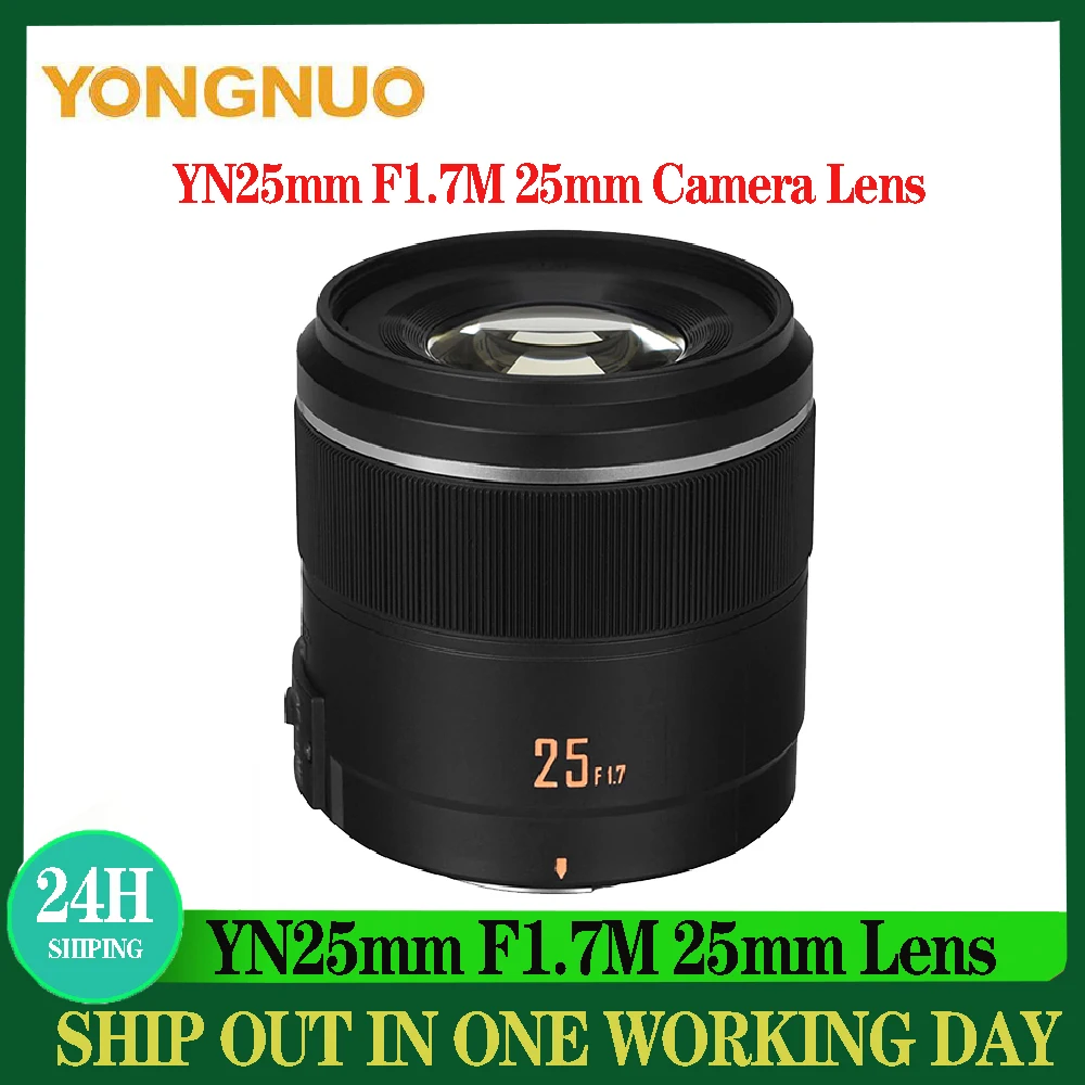 YongNuo-YN25mm-F1-7M-25mm-F1-7-Lens-Large-Aperture-AF-MF-Focus-Lens-For ...