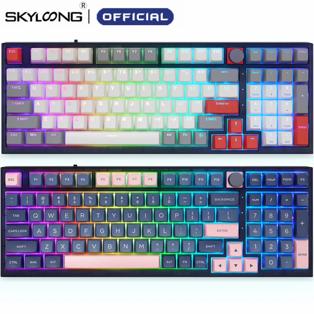 SKYLOONG-GK980-Teclado-mec-nico-98-teclas-100-interruptores-pticos-RGB ...