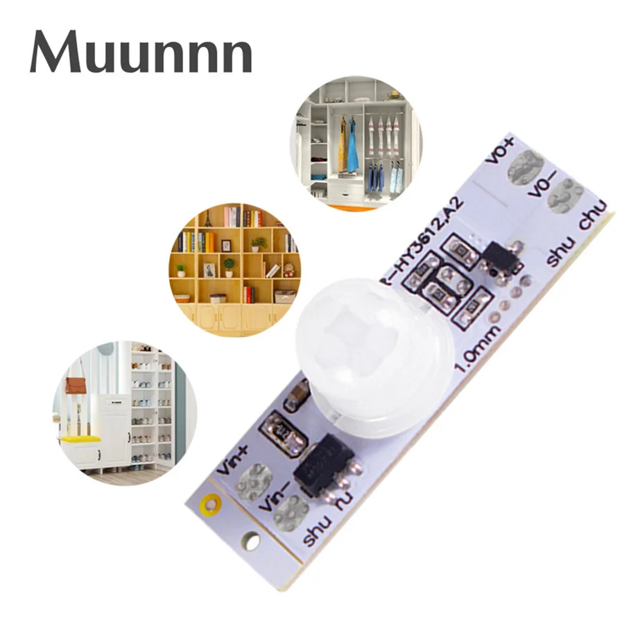 DC 12V 24V Ceiling PIR Motion Sensor Switch Module 3A IR Infrared ...