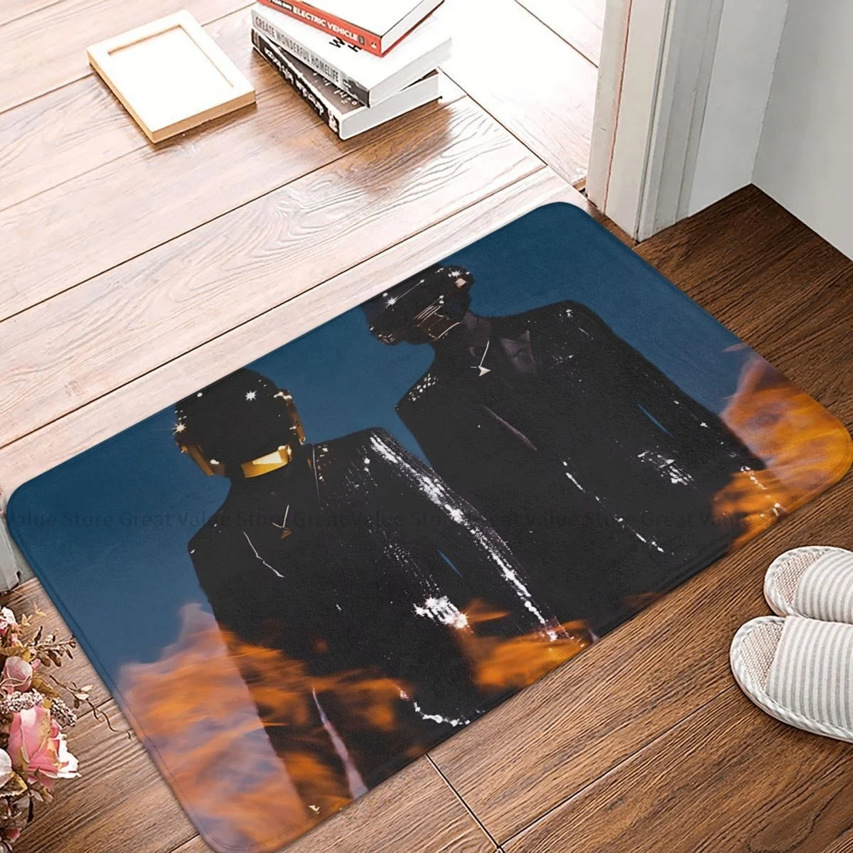 Daft felpudo antideslizante con casco Punk, Alfombra de cocina con ...