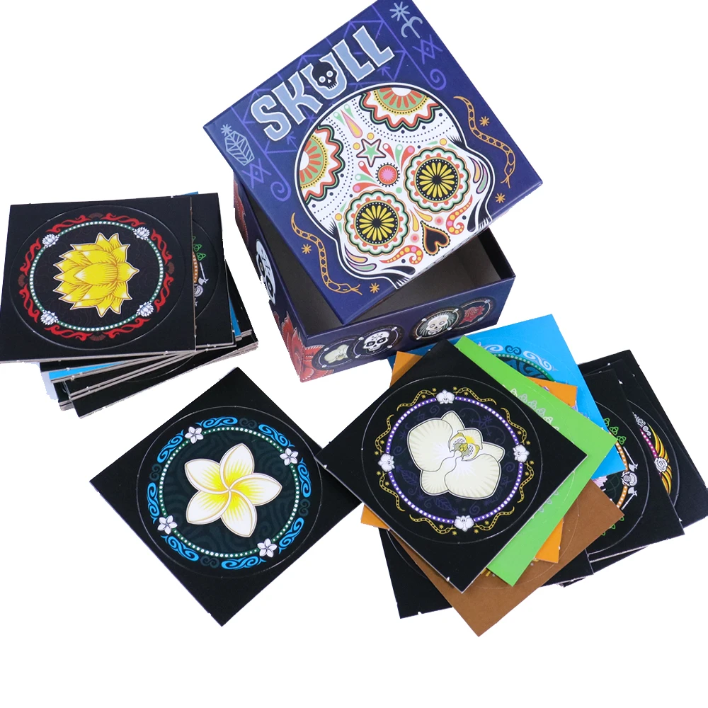 Skull-Board-Game-In-French-and-English-Party-Card-Game-Bluffing ...