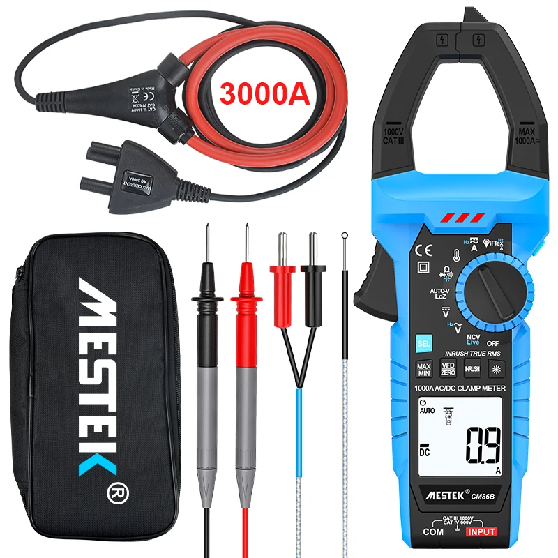 Pinza-amperim-trica-Digital-AC-DC-rango-autom-tico-de-corriente-CC-de ...