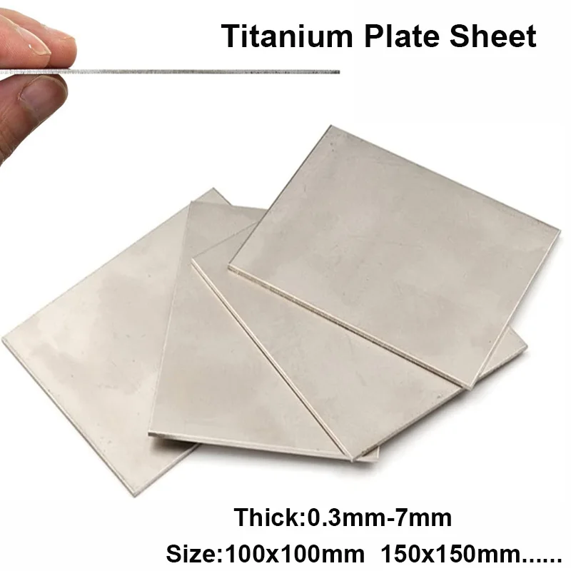 1pcs-Titanium-Plate-Sheet-Thickness-0-3mm-7mm-100X100mm-150x150mm ...