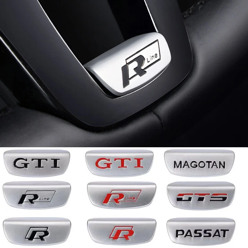 Rline-R-Logo-3D-Aluminum-Alloy-Car-Steering-Wheel-Sticker-Accessories ...