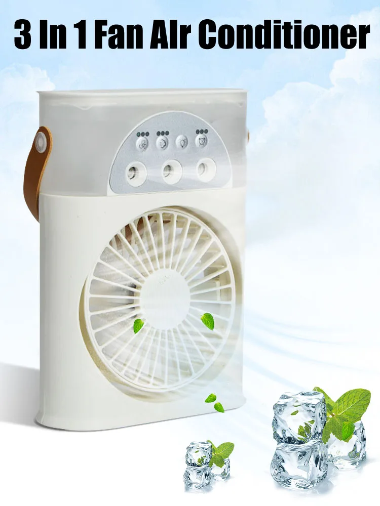 Portable-3-In-1-Fan-AIr-Conditioner-Household-Small-Air-Cooler-LED ...