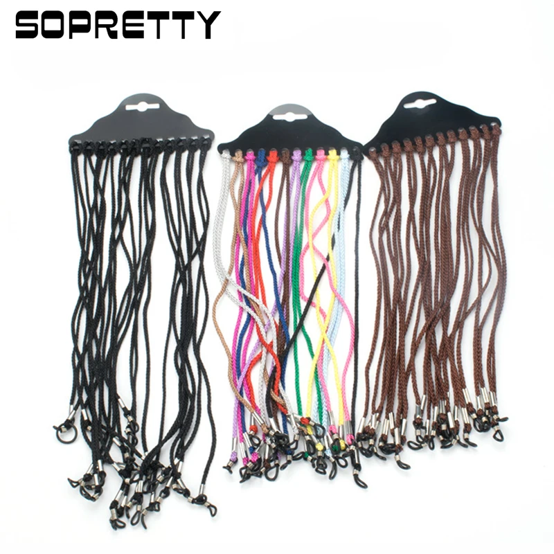 12pcs-Lot-Multicolor-Black-Brown-Nylon-Glasses-String-Cord-Holder ...