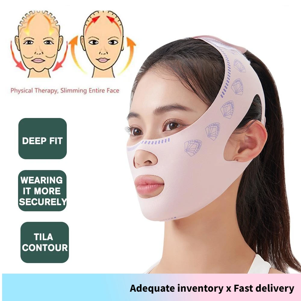 V Face Slimming Bandage V Line Face Shaper Women Chin Cheek Lift Up ...