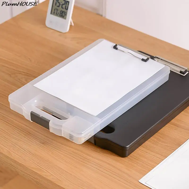 Caja-de-almacenamiento-de-documentos-de-papel-A4-con-Clip-de-carpeta ...