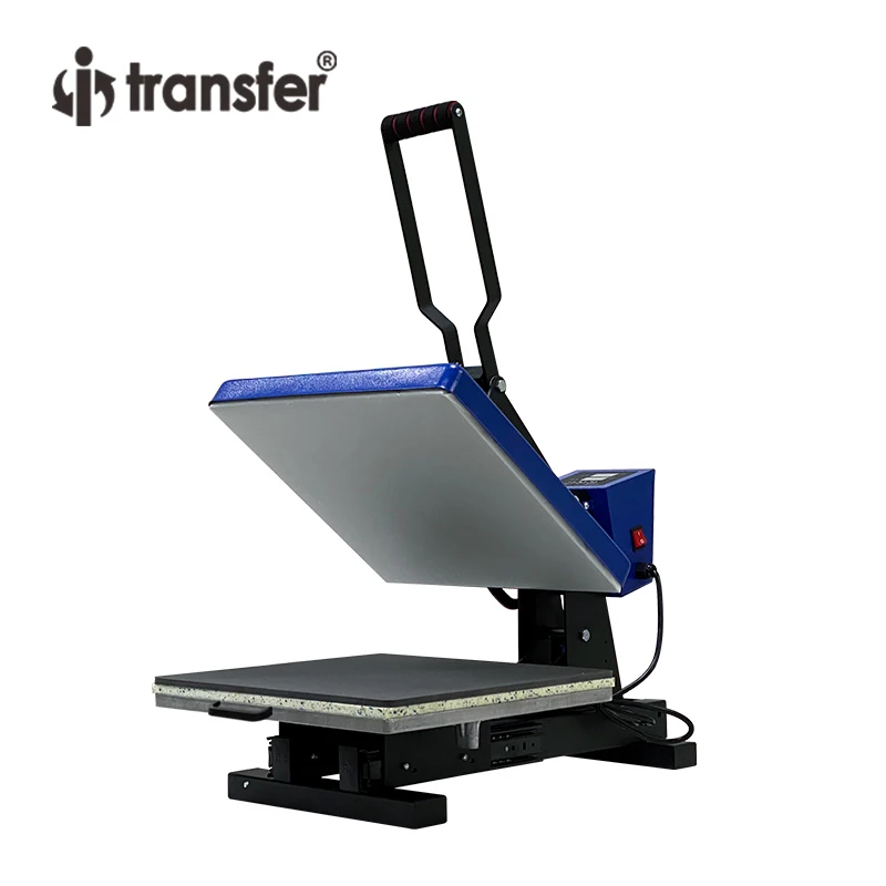 15x15in Flat Heat Press Machine Clamshell Sublimation Transfer Printer 