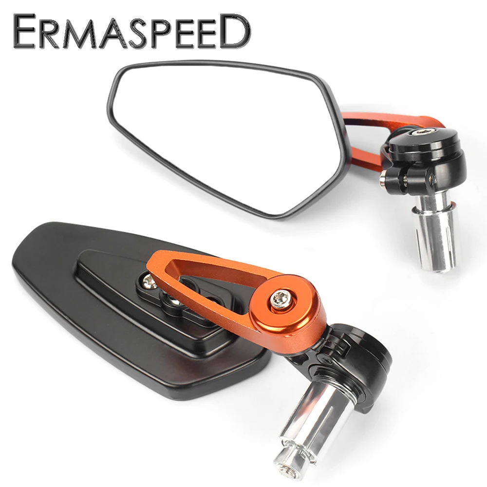 Cnc Aluminum Universal Motorcycle Rearview Mirror 7 8 22mm Cnc