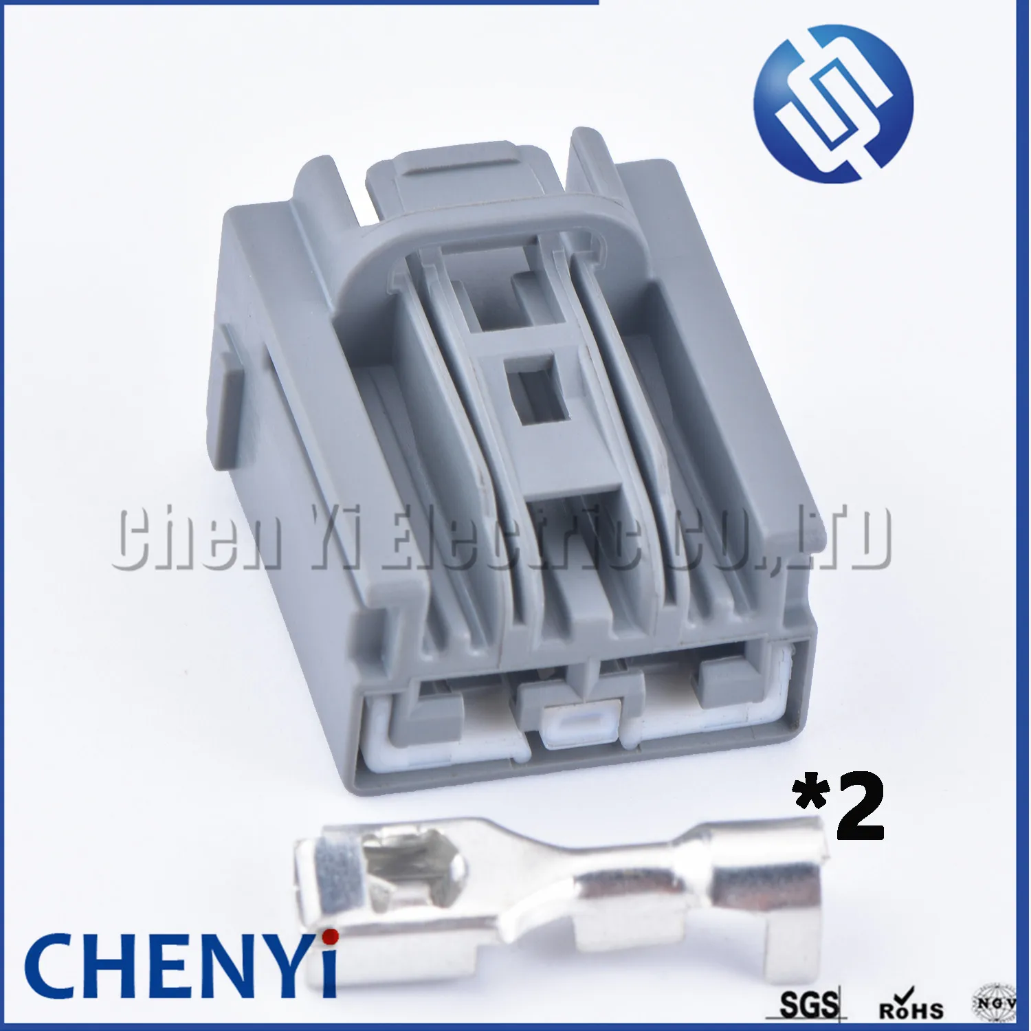 2 Pin 6.3mm Series female auto motorcycle wiring harness plug car ...