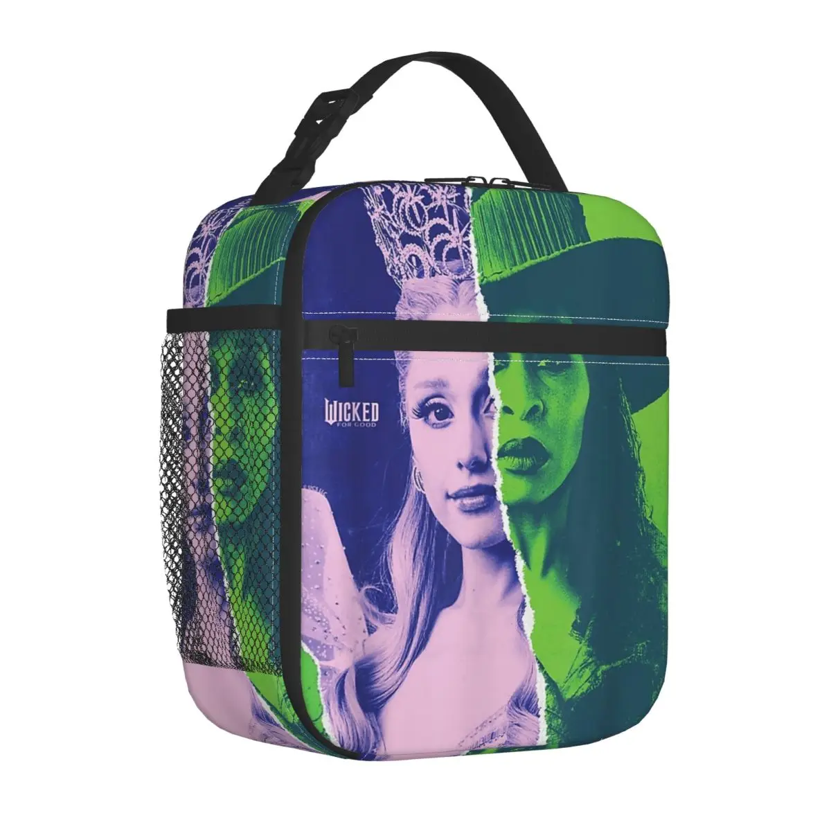 Wicked For Good Glinda And Elphaba Split Portrait Insulated Lunch Bags ...