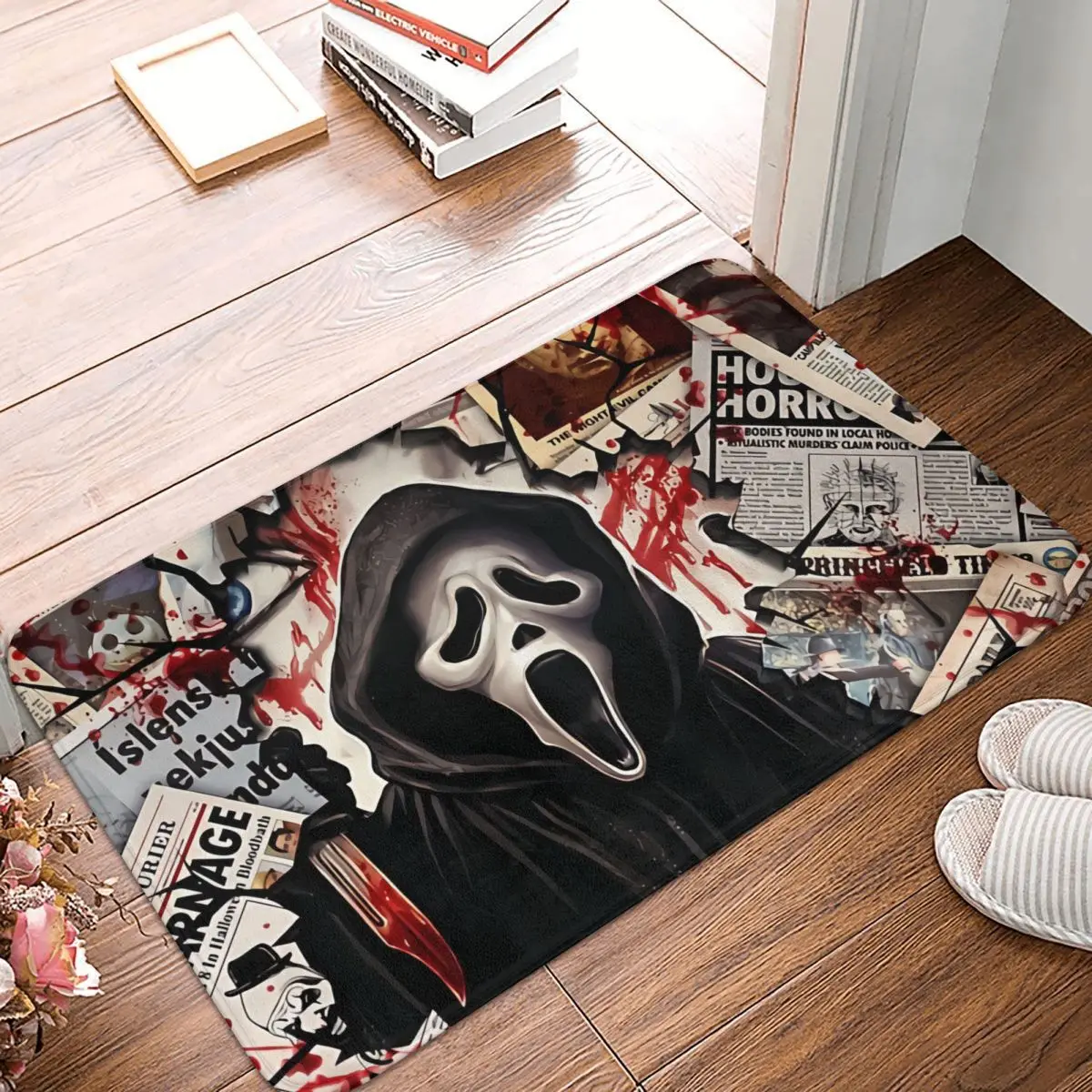 Kitchen-Non-Slip-Carpet-Ghostface-Bedroom-Mat-Welcome-Doormat-Floor ...