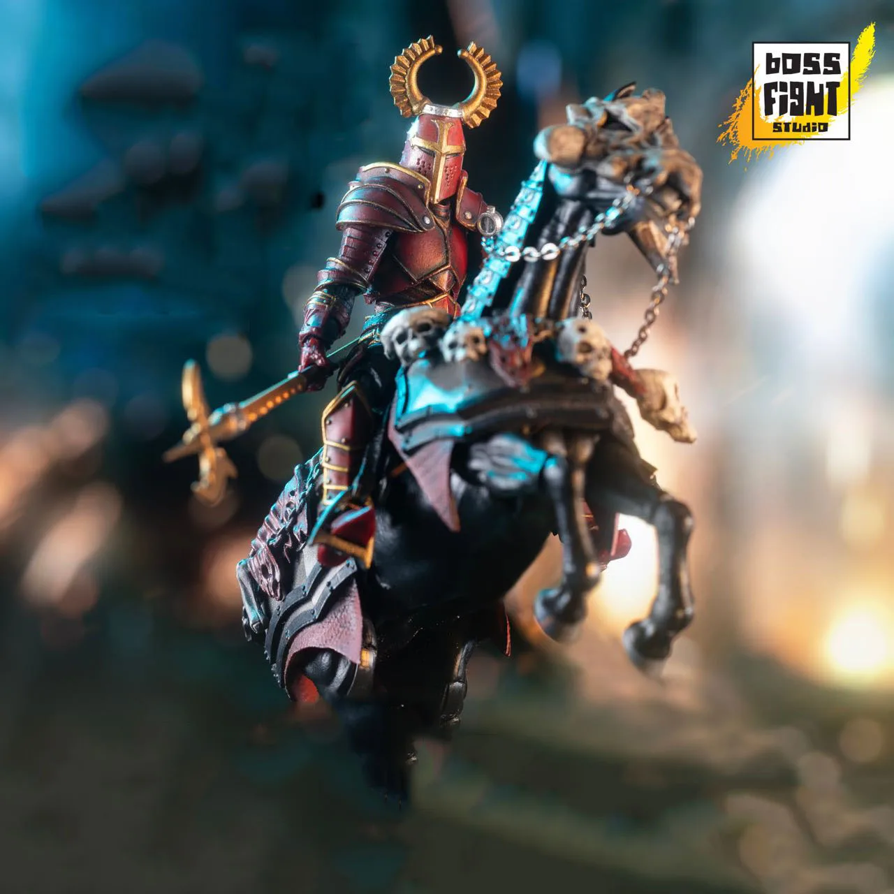 1/18 Scale Collectible Knight Dark Blood Knight 3.75 inches Anime ...