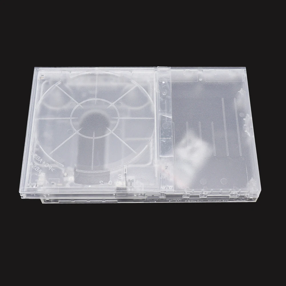 Transparent Game Console Shell DIY Replace Housing Replacement Flip Top ...