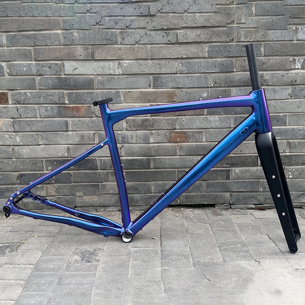Road Bike Frame Thru Axle With Carbon Fiber Front Fork Color Can Be ...