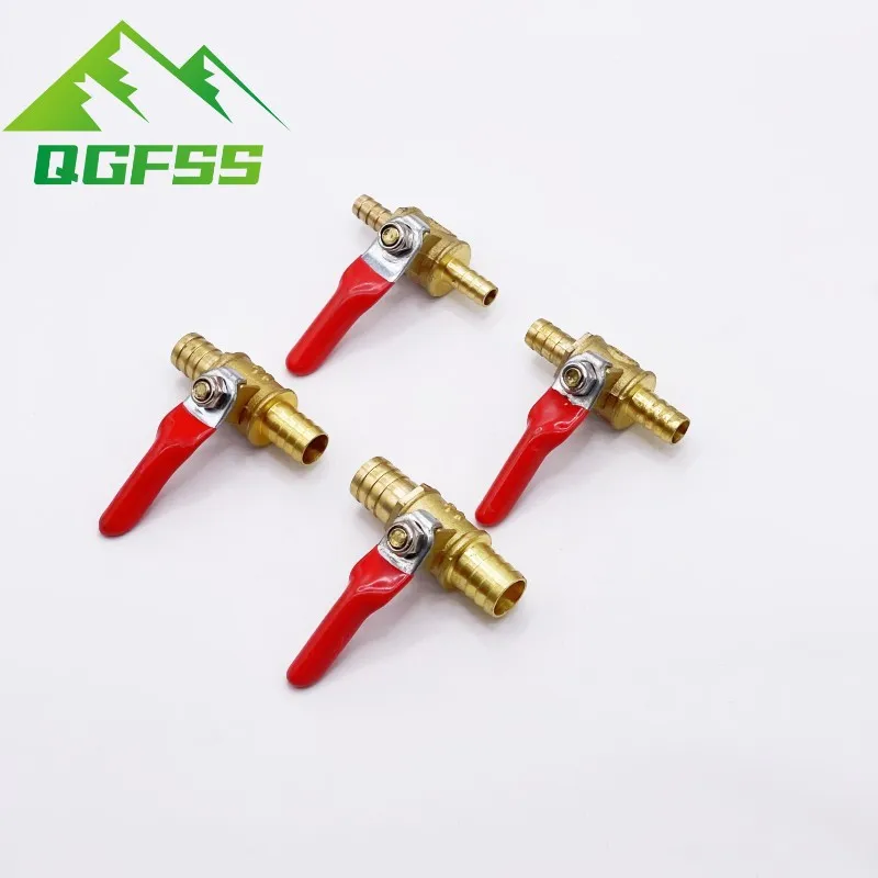 pneumatic-red-handle-Valve-6mm-12mm-Hose-Barb-Inline-Brass-Water-Oil ...