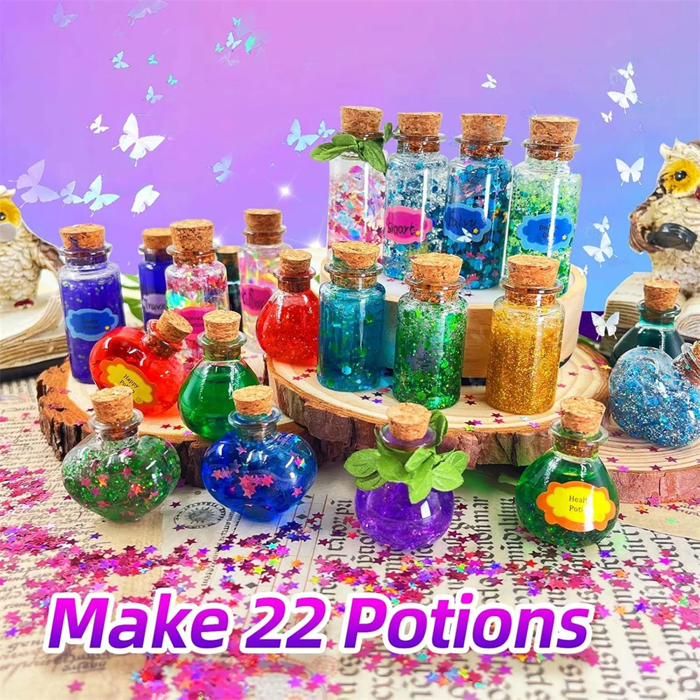 DIY Potion Making for Kids: The Ultimate 24-Piece Fairy Magic Potions ...