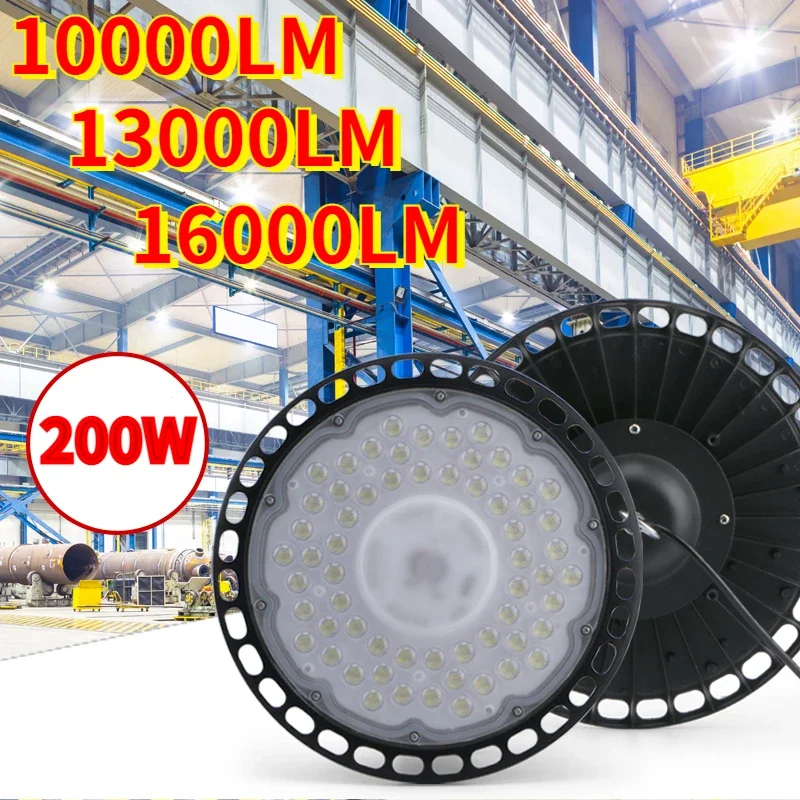 200W-High-Bay-Light-UFO-10000LM-13000LM-220V-16000LM-IP65-Waterproof ...