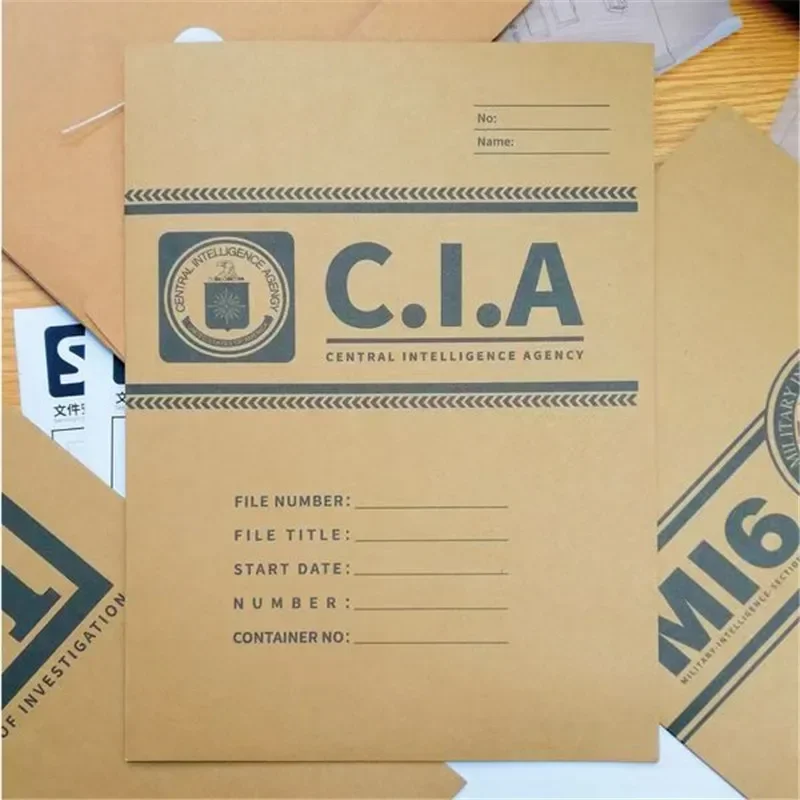 Agent Portfolio Folder File Archives Cosplay FBI CIA Central ...