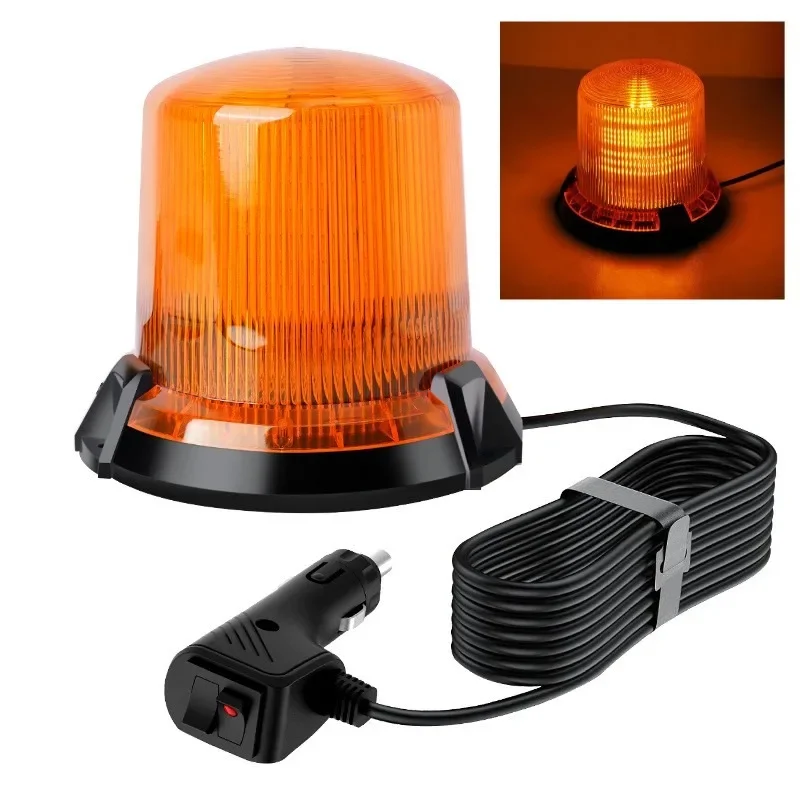 Car Emergency Flashing Light Rotating Strobe Warning Light Night ...