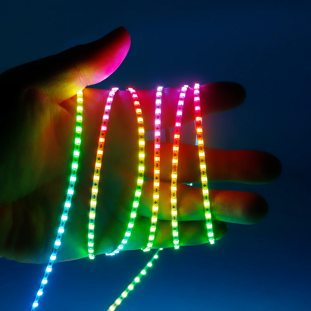 DC5V-12V-RGB-Dream-color-changing-led-Strip-Lights-WS2812-2020-Ultra ...