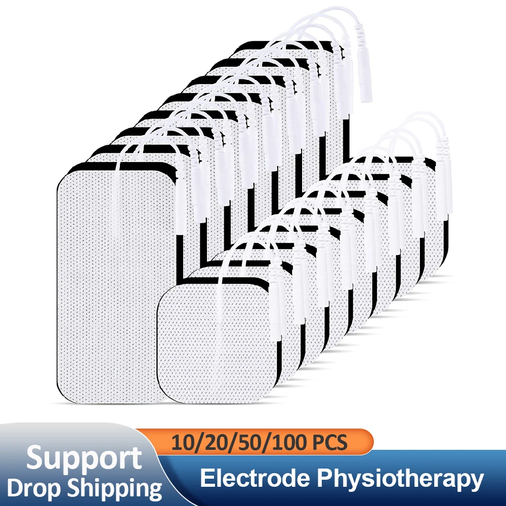 Physiotherapy-Tens-Electrode-Pads-Conductive-Gel-Therapeutic-Pulse ...