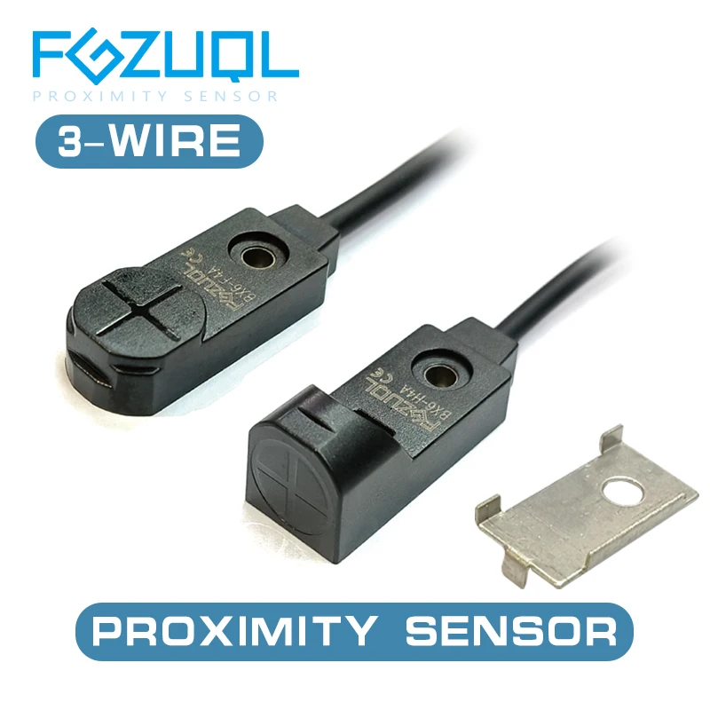 Miniature Square Proximity Sensor Switch 3-wire NPN PNP Sensing ...