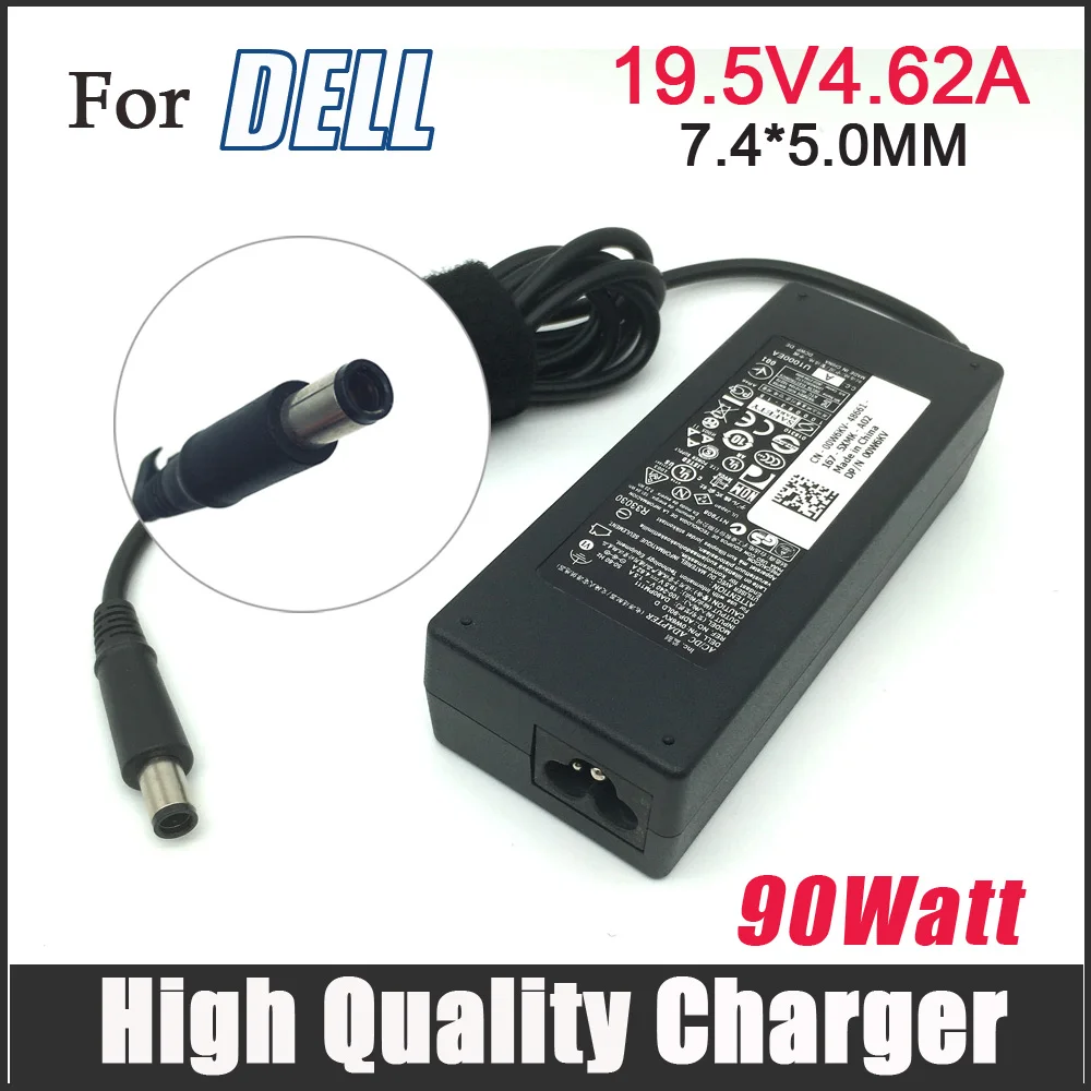 Genuine-19-5V-4-62A-Laptop-AC-Adapter-Charger-Power-Supply-for-Dell ...