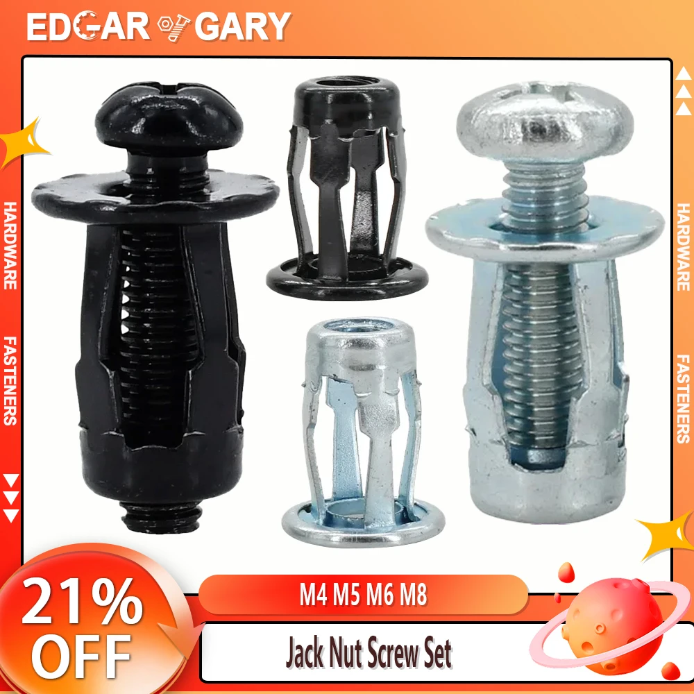M4-M5-M6-M8-Jack-Nut-Screw-Set-Molly-Panel-Clamp-Expansion-Petal-Shape ...
