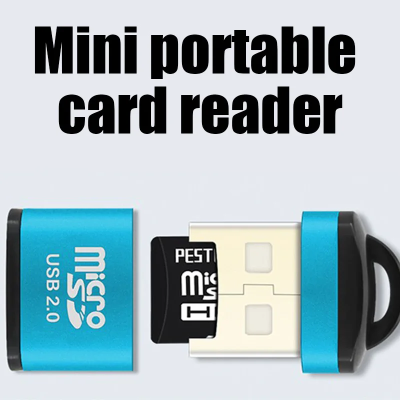 Mini-SD-Memory-Card-Reader-USB-2-0-para-Micro-TF-Adaptador-para-PC ...