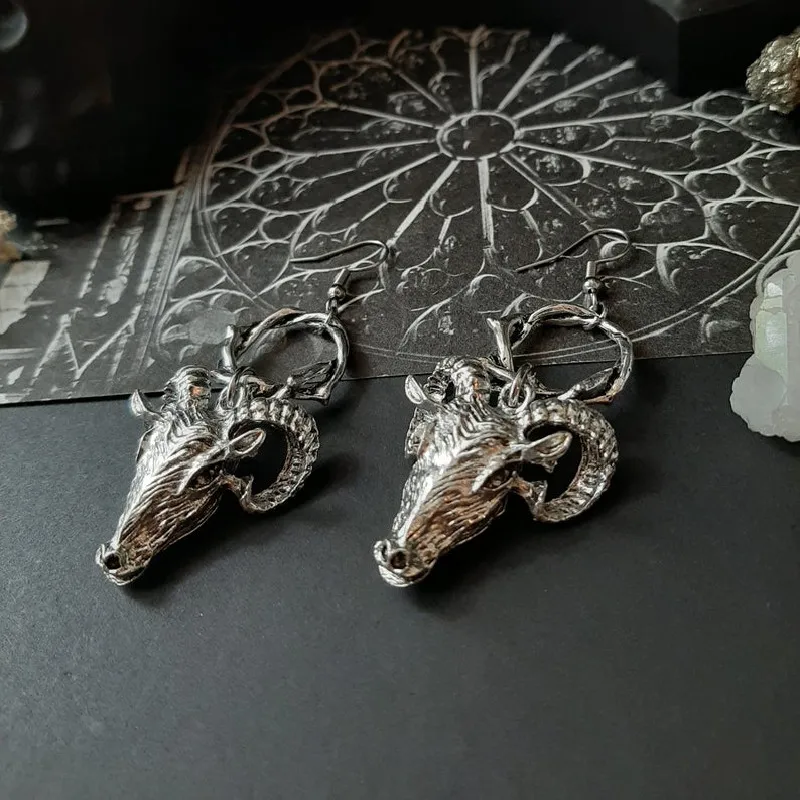 Baphomet Goat Thorn Earrings | Alternative Accessories | Alternative ...