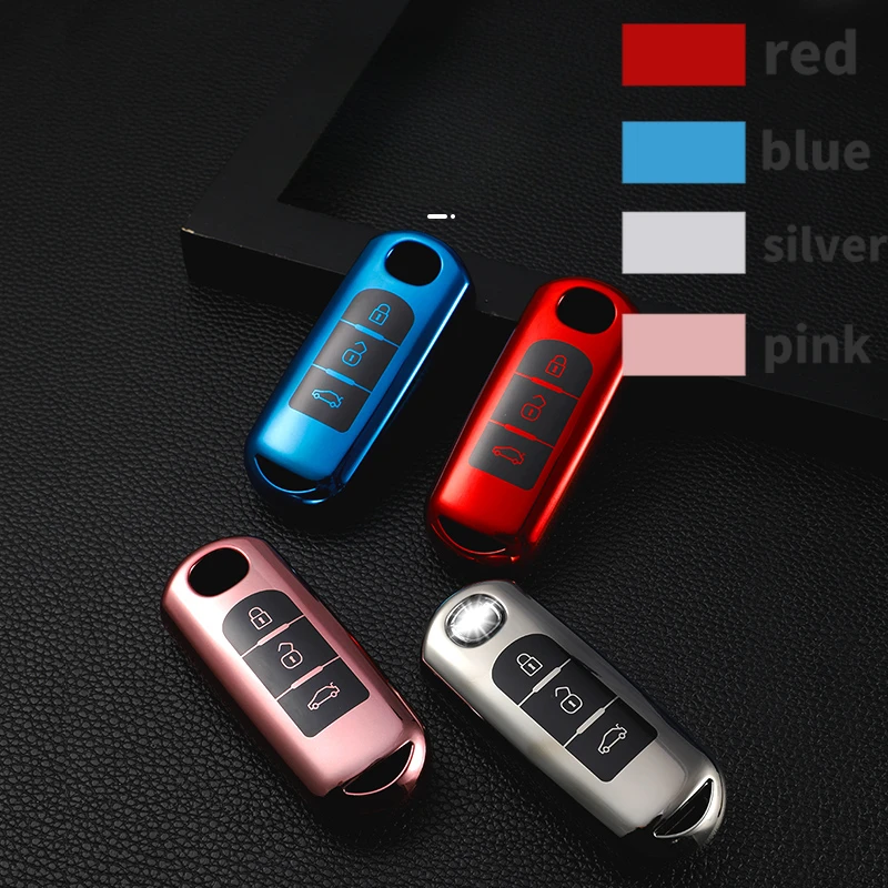 TPU-Car-Remote-Key-Case-Cover-Shell-Fob-for-Mazda-2-3-6-Atenza-Axela ...