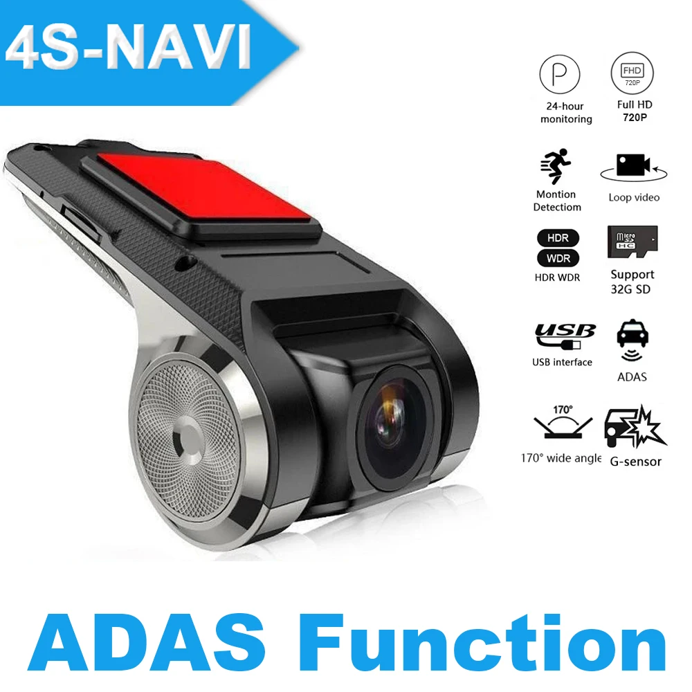 Cam-ADAS-HD-720P-1080P-USB-TF-Card-Car-DVR-ADAS-Dashcam-DVRs-Video-Auto ...