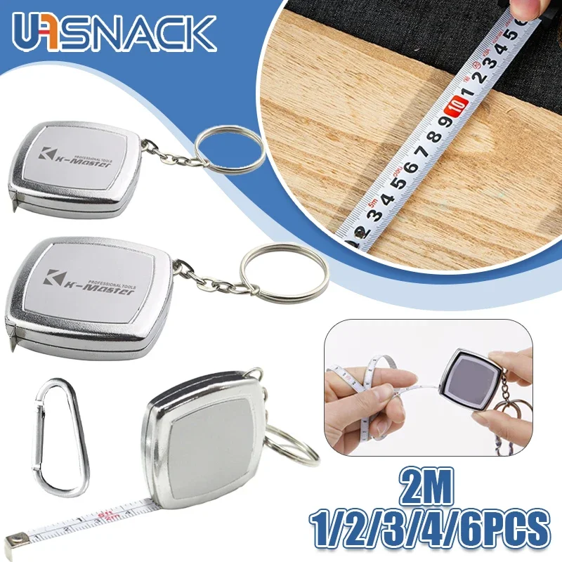 2M-Retractable-Ruler-Measure-Tape-Small-Keychain-Mini-Construction-Tool ...