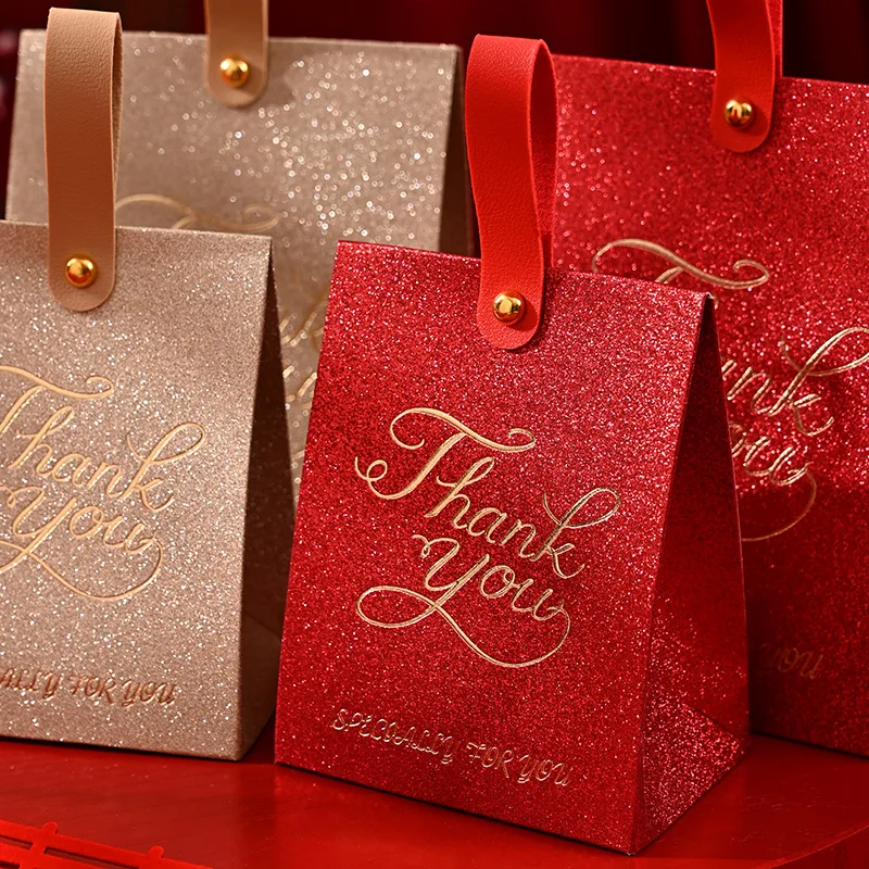 10Pcs-Flashing-Frosted-Gold-Paper-Party-Favors-Candy-Box-Packaging-Mini ...