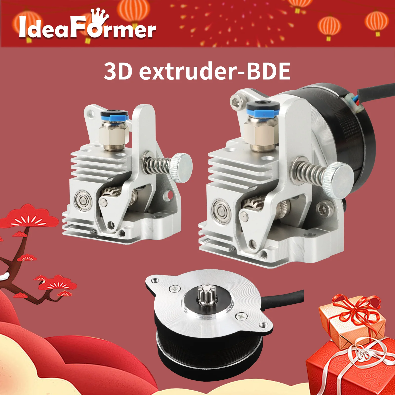 IdeaFormer-All-Metal-Structure-Extruder-BDE-With-Motor-Double-Gear ...