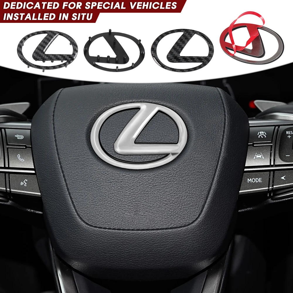 ABS Car Steering Wheel Logo Emblem Sticker Decals Buckle For Lexus LS ...
