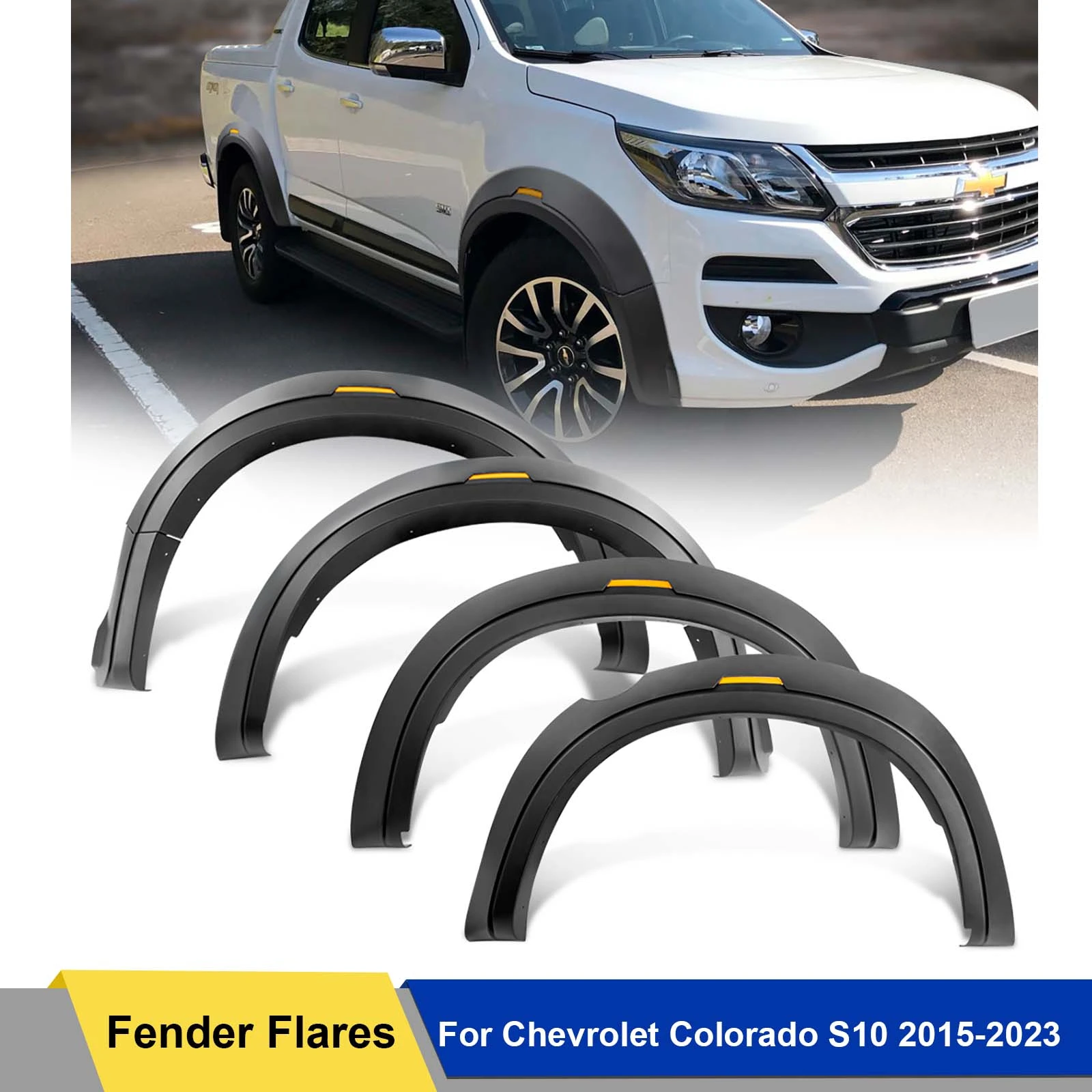 Fender Flares Pocket Style Wheel Arch For Chevrolet Colorado S10 2015 ...