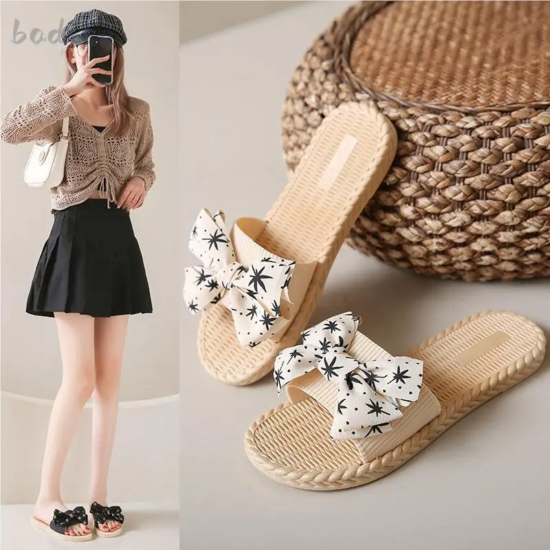 Butterfly-bow-sandals-2024-new-women-s-summer-outdoor-fashion-trend ...