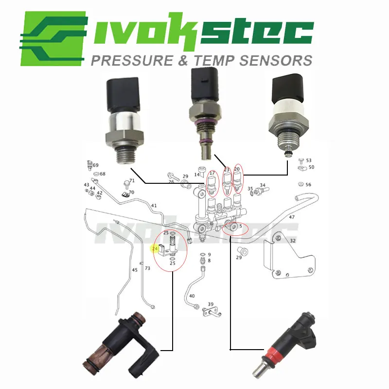 Truck Accessories Pressure Sensor For MB Mercedes-BENZ a0061537428 ...