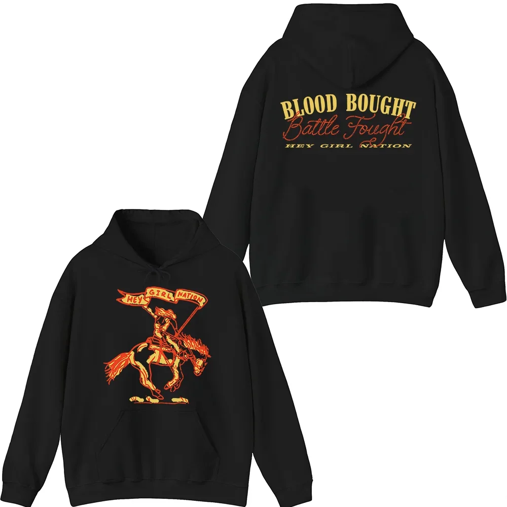 Anne Wilson Hoodie Hey Girl Nation Battle Fought Pullover Printed for ...