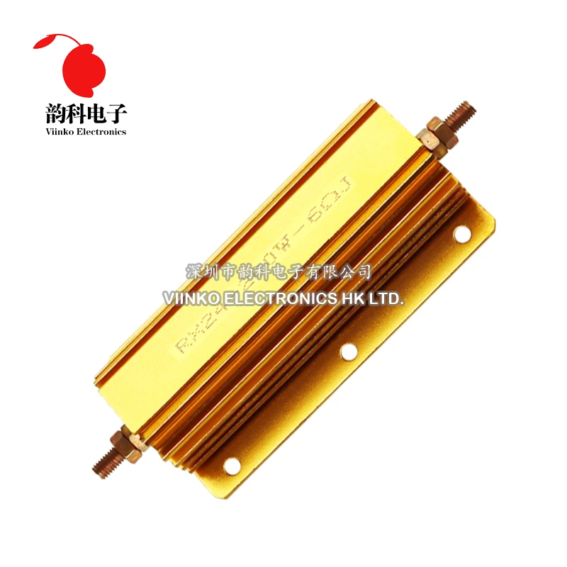 200w Rx24 Aluminum Power Metal Shell Case Wirewound Resistor 0.1 ~ 1k 0 ...