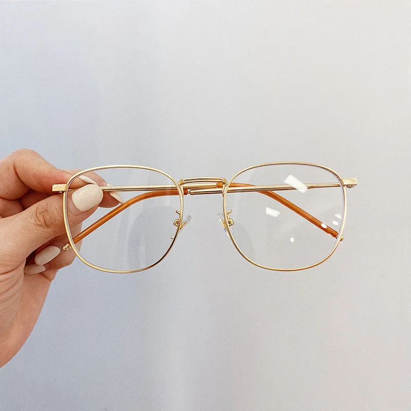 Korean-Fashion-Style-Glasses-for-Women-Square-Shape-Anti-Blue-Light ...