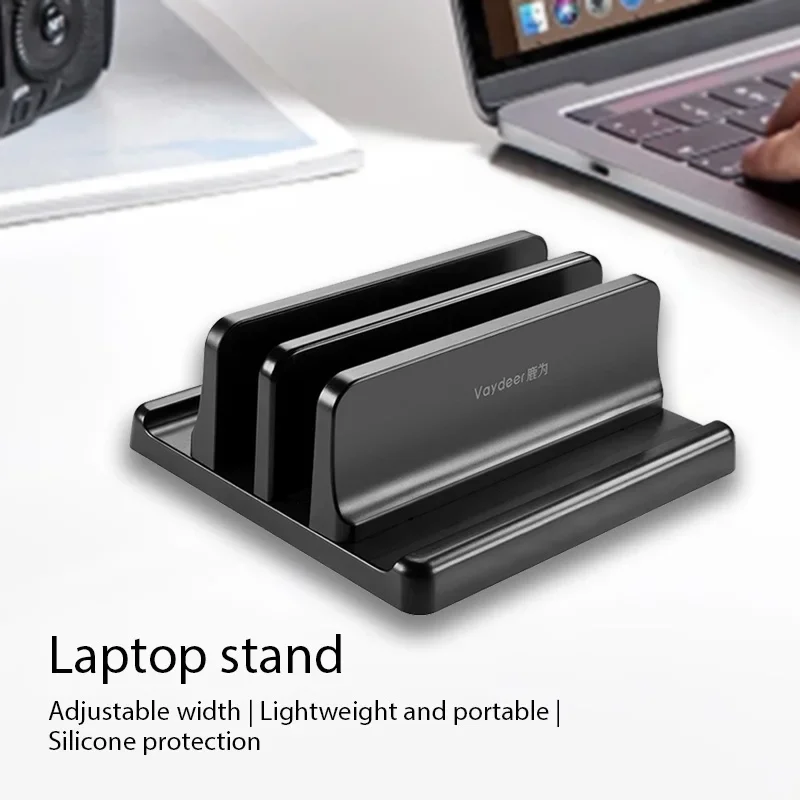 Dual-Slot-Adjustable-Vertical-Laptop-Stand-ABS-Plastic-4in1-Design ...