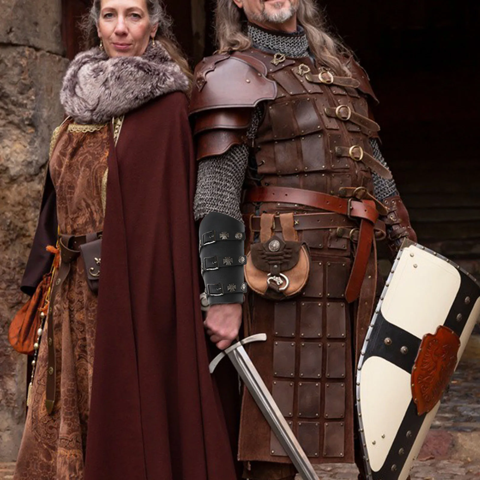 Costume Realistico Da Cavaliere Senza Testa