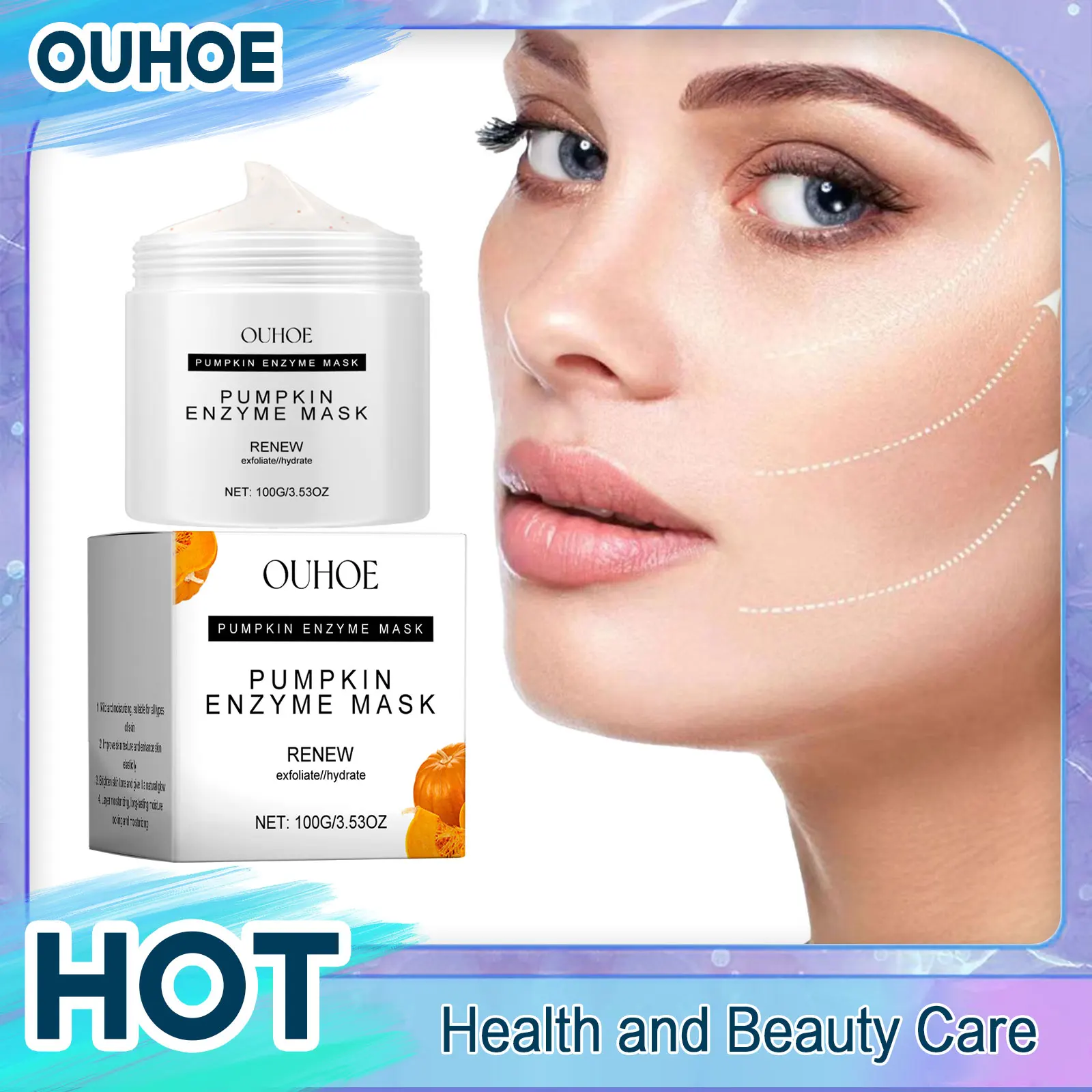 Enzyme-Facial-Mask-Deeply-Cleaning-Shrink-Pores-Firming-Oil-Control ...